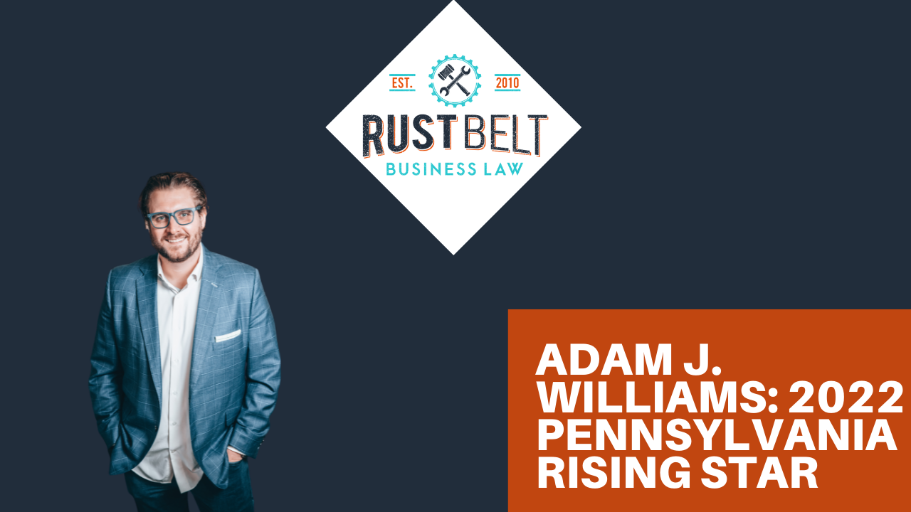 RUST BELT BUSINESS LAW FOUNDER RECOGNIZED AS 2022 PENNSYLVANIA RISING ...