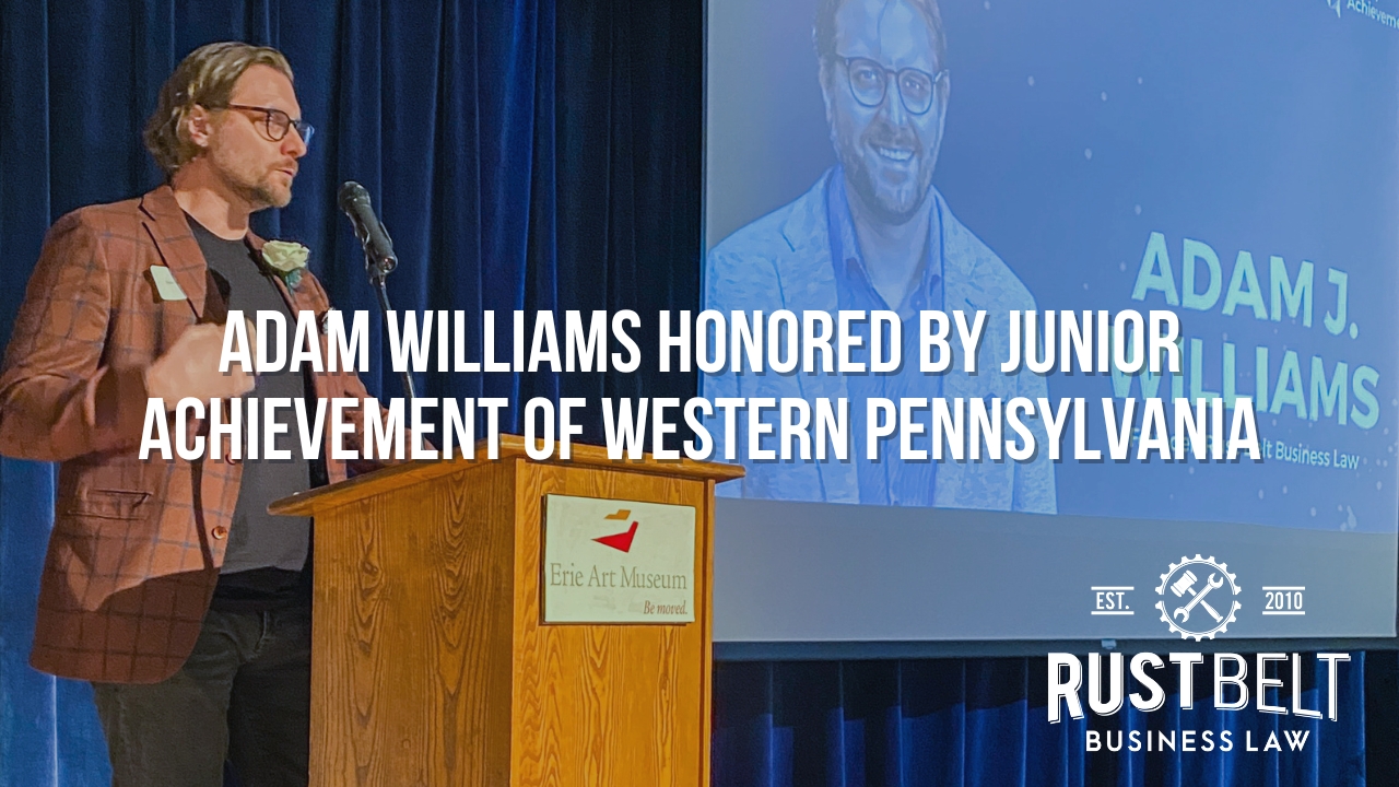 Adam Williams Honored by Junior Achievement of Western Pennsylvania ...